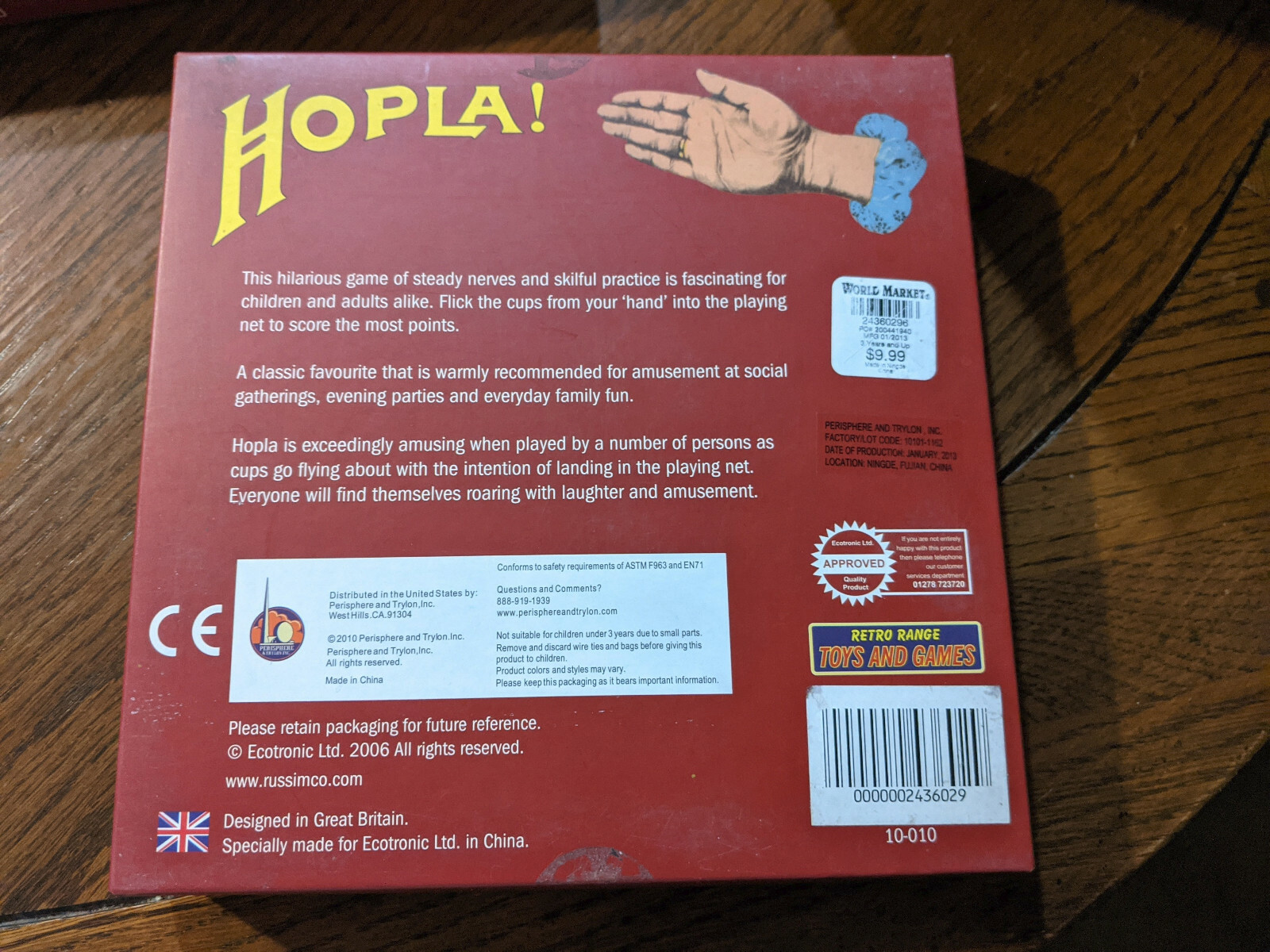 Hopla board game - 2006 - Ecotronic Ltd. / Retro Range Games & Toys ...