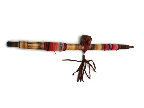 Handmade Bamboo Tepi Decorated with Collected Blanket | eBay