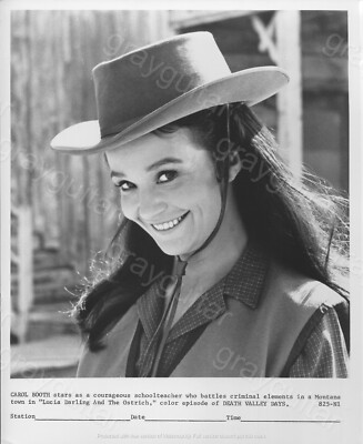 1969 Press Photo of Beautiful Actress CAROL BOOTH in DEATH VALLEY DAYS ...