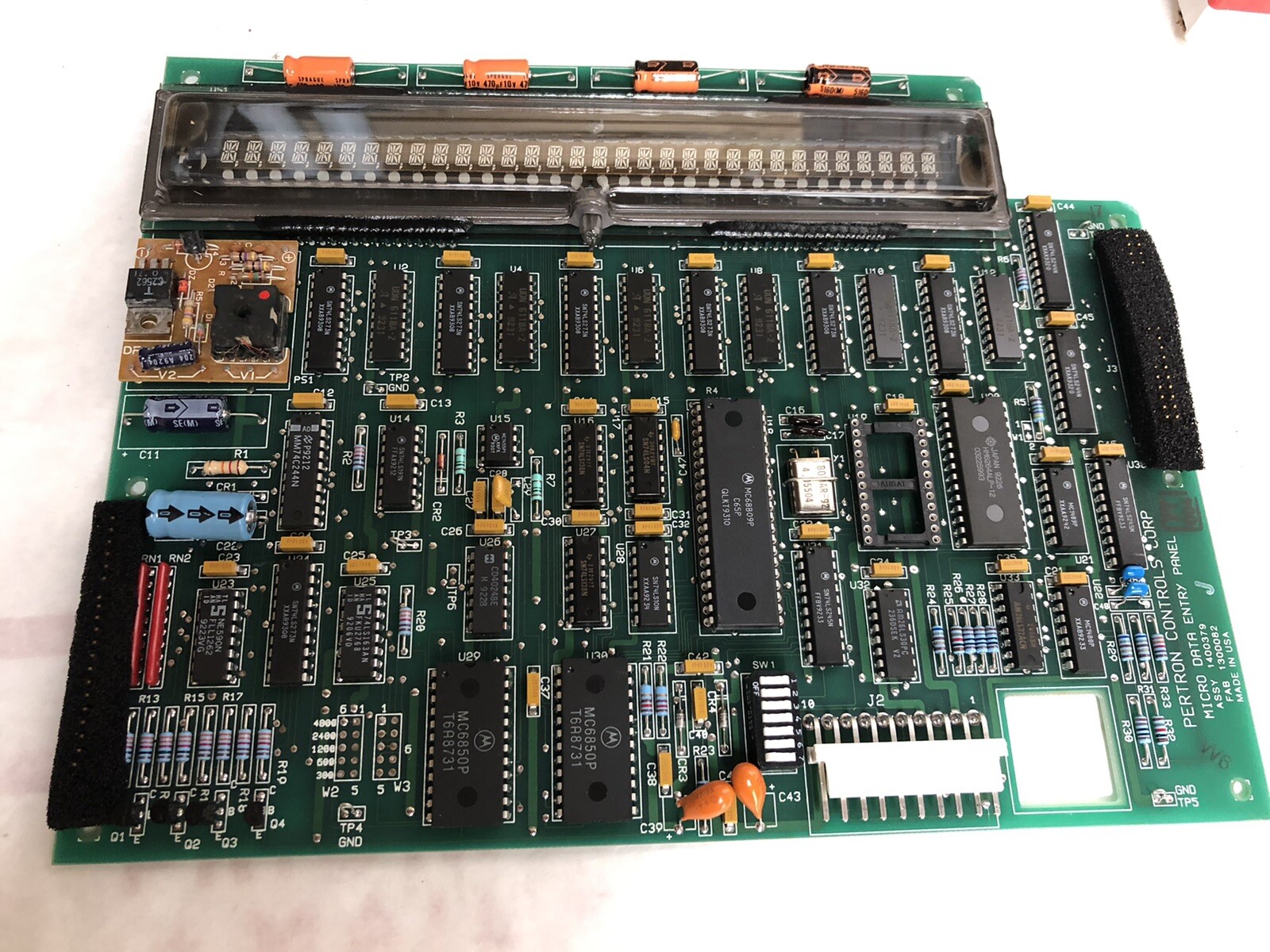 PERTRON 1400379 FAB 1300082 OPERATOR INTERFACE DATA ENTRY CONTROL PANEL ...