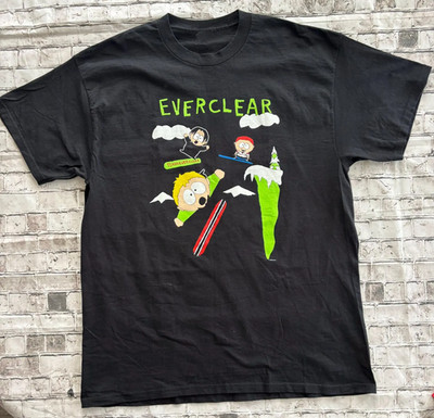 Vtg Everclear Band Album Music Heavy Cotton Black T Shirt Full Size ...