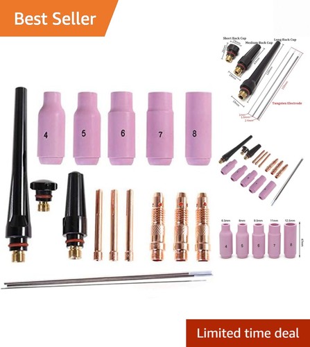 17-Piece TIG Welding Torch Consumables Kit - Superior Precision ...