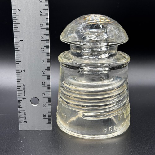 Pyrex Glass Electric Insulator (Lot of 3) Beautiful Clear Vintage ...