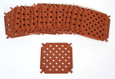 18 K'NEX Light Brown Medium Square Panels 3.75" Plate Platform Base ...