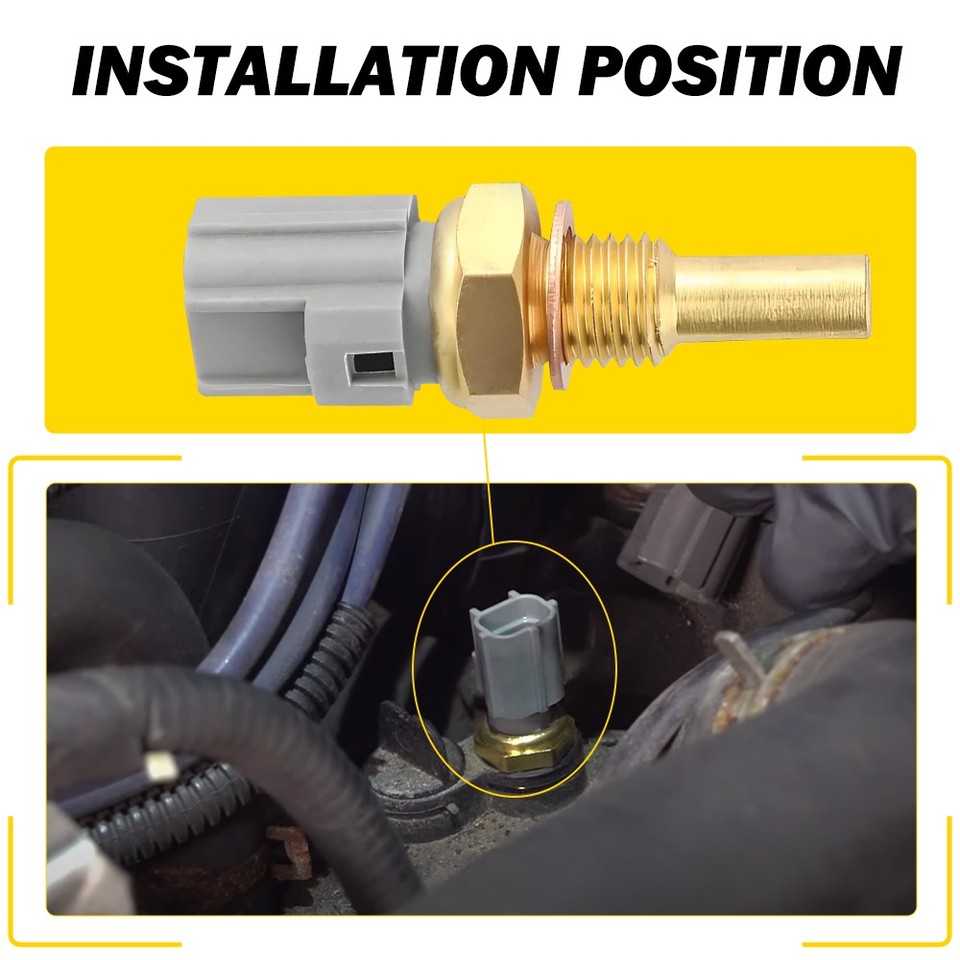 Engine Coolant Temperature Sensor Fit for TOYOTA Camry Celica Corolla ...
