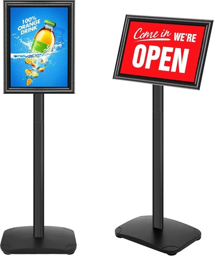 VAIIGO A4 Sign Stand Display Poster Stand with Heavy Duty Base, Floor ...
