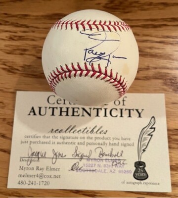 JACQUE JONES Autographed Signed Rawlings OML Baseball R Collectibles ...