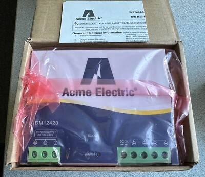 NEW ACME ELECTRIC DM12420 Power Supply AC 100-240V Universal In 50-60Hz ...
