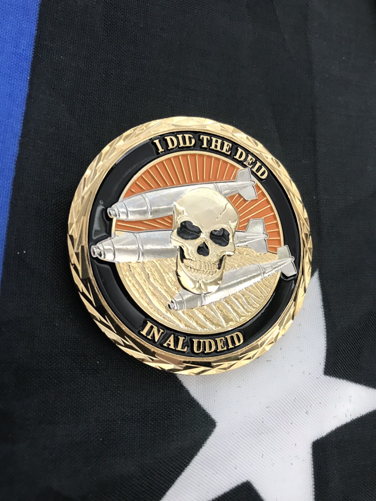 AL UDEID Air Base QATAR “I Did The Deid” 45mm Challenge Coin | eBay
