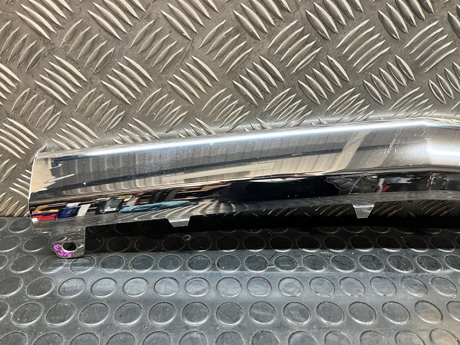 GENUINE MERCEDES C CLASS W205 FRONT BUMPER LOWER CHROME TRIM ...