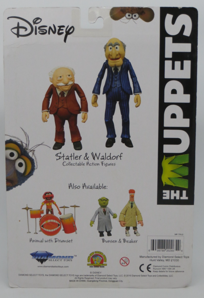 Disney The Muppets Statler & Waldorf Action Figures NEW new in box NIB ...