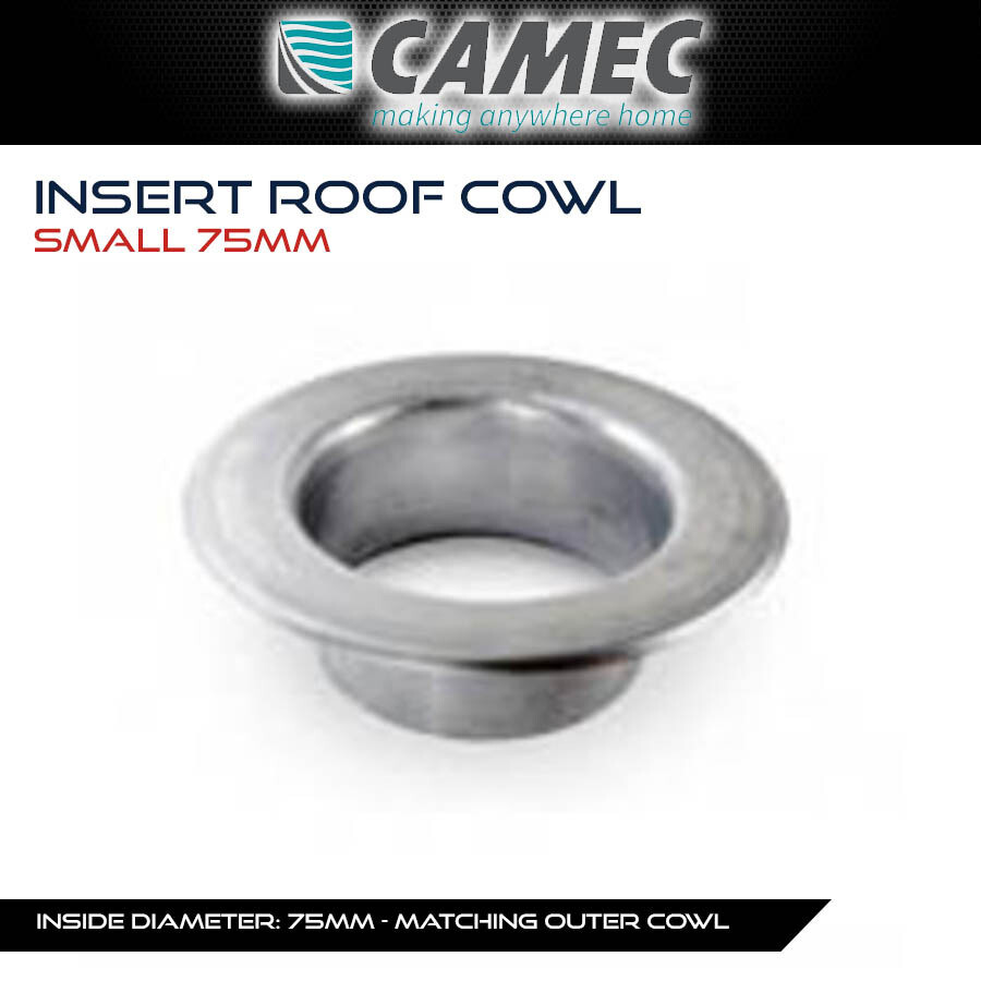Camec Insert Roof Cowl Small 75mm Caravan Motorhome Trailer RV Pop Top ...