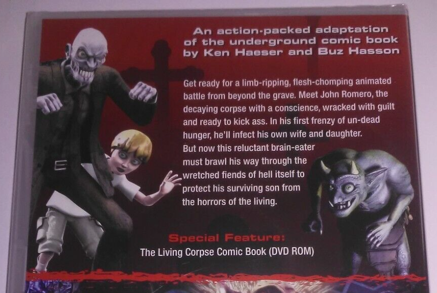 The Amazing Adventures of The Living Corpse DVD Brand New and Sealed ...