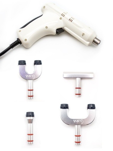 Massager Impulse Gun Spine Chiropractic Adjusting Instrument with 4Pcs ...