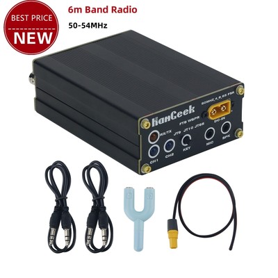 6m Band Radio 50MHz Radio Supports FT8 JT9 JT10 JT65 WSPR HamGeek BOX-6 ...