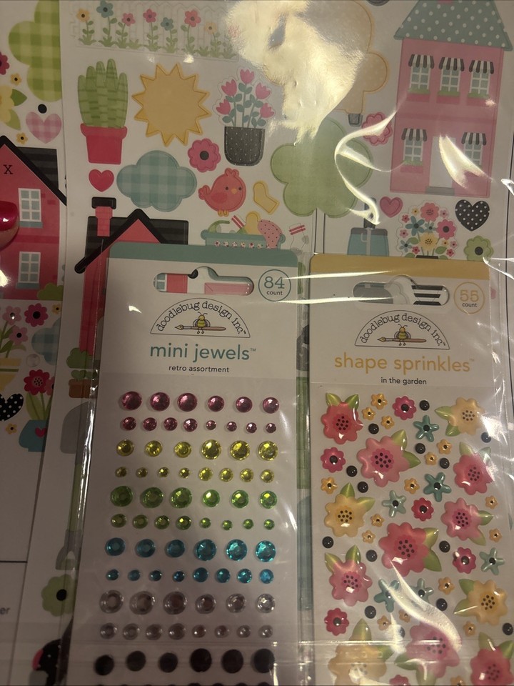 Doodlebug Design Shadow Box Insert Kit - My Happy Place | eBay