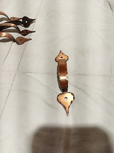 Vintage Spade Copper Tone Cabinet Handle Pull Lot Of 5 | eBay