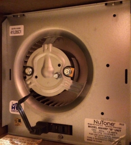 Bathroom Exhaust Fan Motor Assembly for NuTone 8814 8663 8673 C-53581 ...