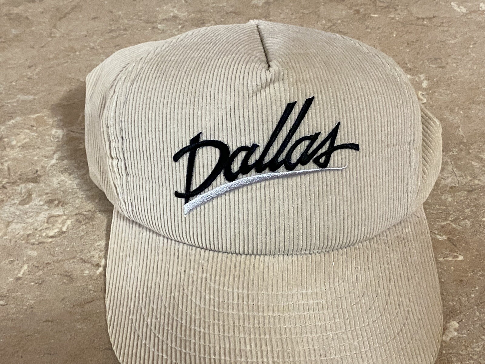 RARE Vintage Dallas Cowboys Script Corduroy Strapback Hat Cap Cowboys ...