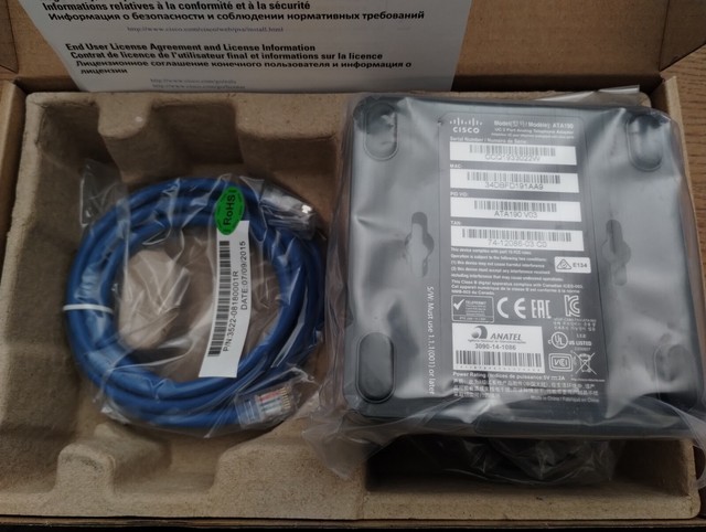 Cisco ATA 190 Analog Telephone Adapter - Black for sale online | eBay