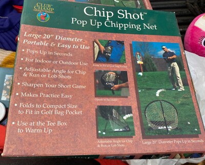 Club Champ Chip Shot Pop Up Chipping Net | eBay