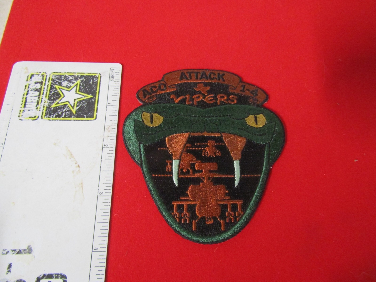 MILITARY PATCH SEW ON A CO 1-4 AVIATION ATTACK VIPERS | eBay