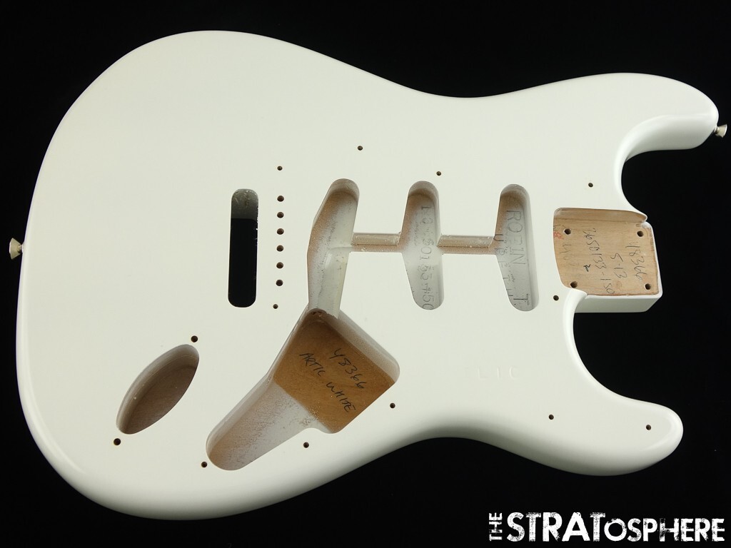 USA Fender Custom Shop Robin Trower Stratocaster NOS BODY, Strat Arctic ...