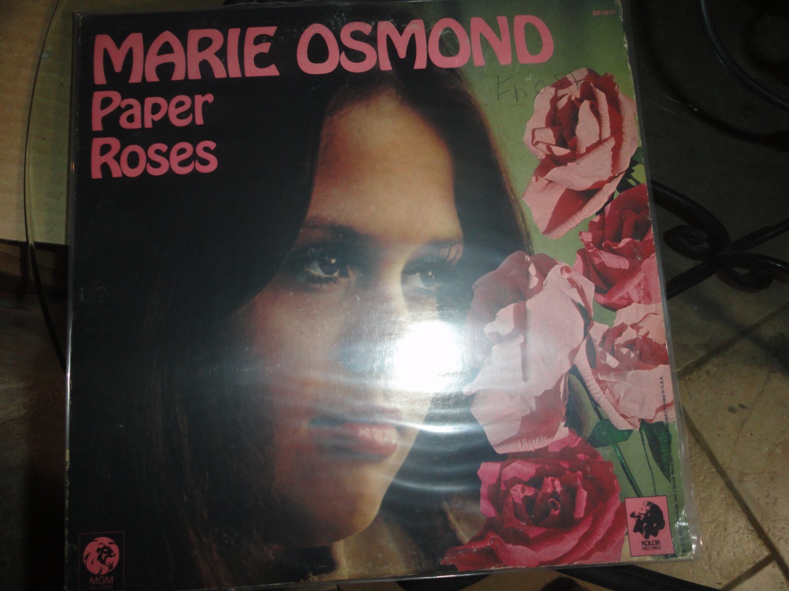 VINYL RECORD LP MARIE OSMOND PAPER ROSES #1 MGM RECORDS SE-4910 | eBay