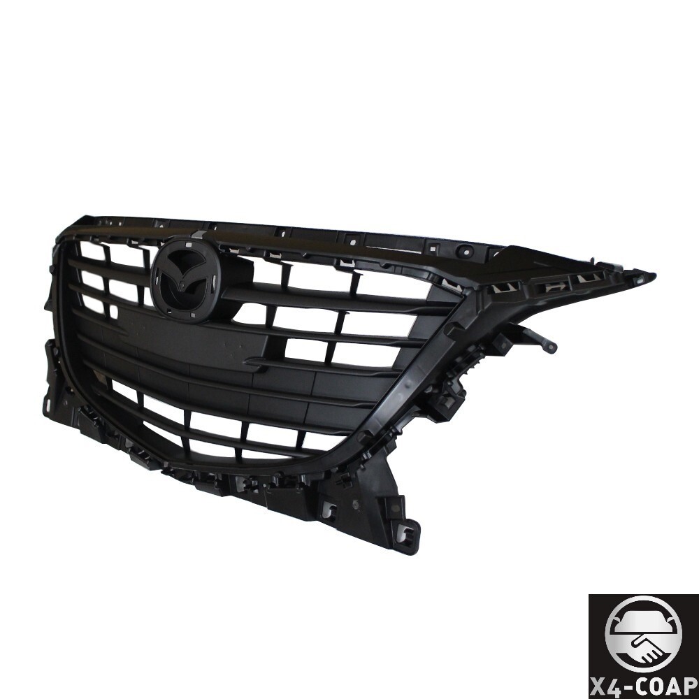 Front Upper Black Grille Mesh For Mazda 3 14-16 Mazda 3 Sport 14-16 ...