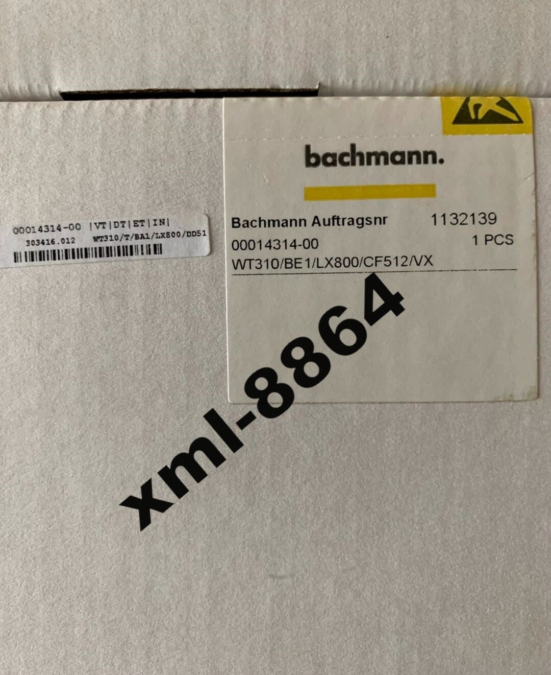 Bachmann touch screen WT310/BE1/LX800/CF512/VX Via DHL or FedEx for sale online | eBay
