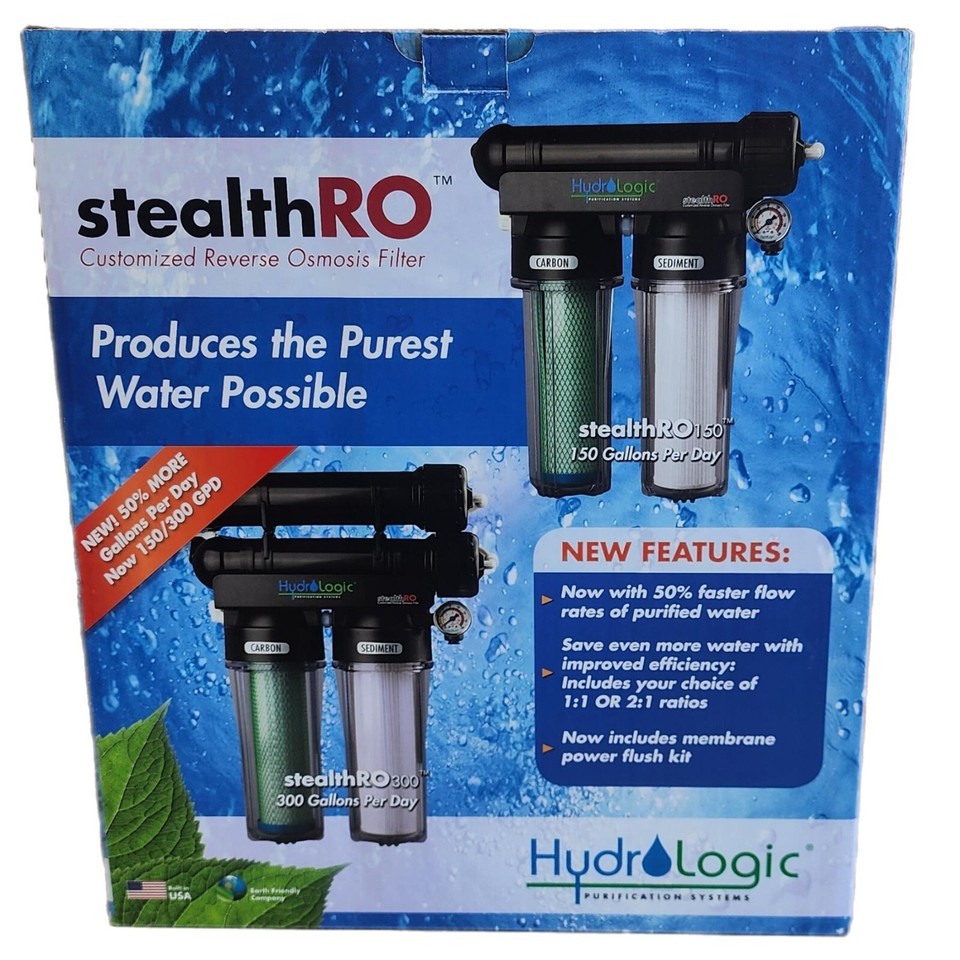 New Hydrologic Stealth-RO150 Reverse Osmosis System 150GPD Coconut ...