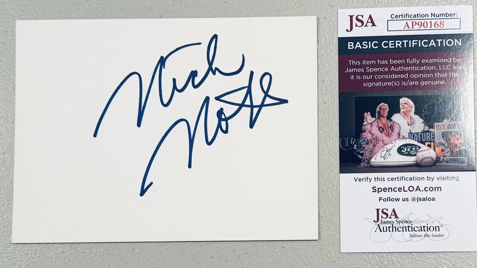 Nick Nolte Signed Autographed 4.5 x 6 Card JSA Cert | eBay