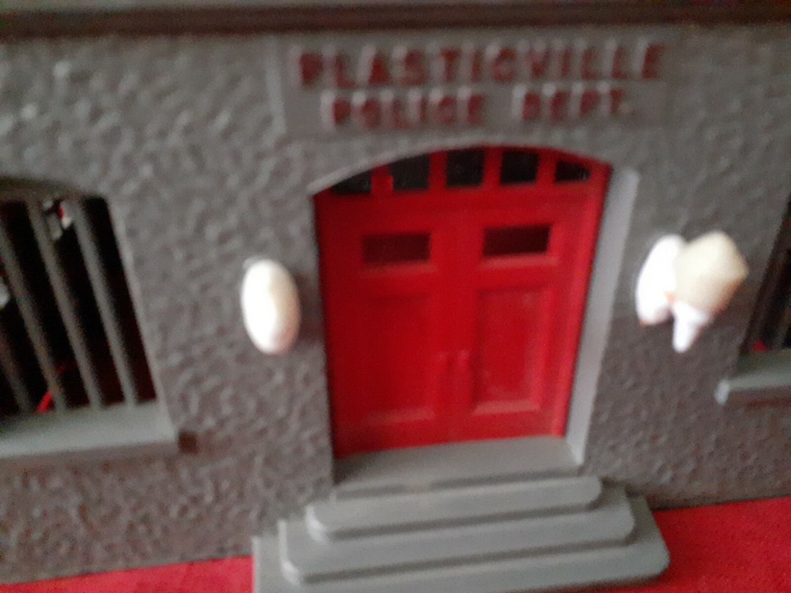 Bachmann Plasticville O Scale Police Dept Building used | eBay
