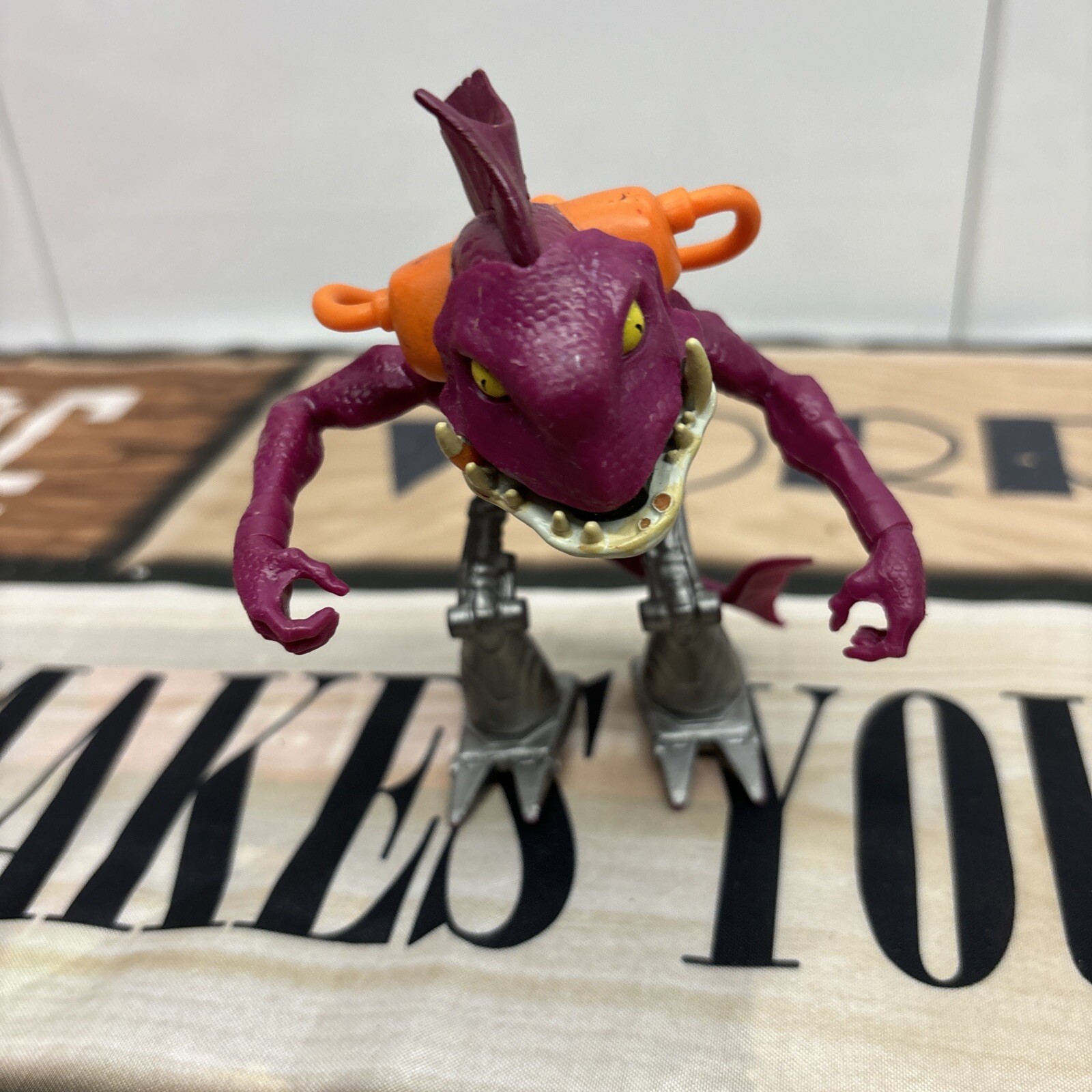 TMNT Teenage Mutant Ninja Turtles Fishface 5" Action Figure 2012 Viacom ...