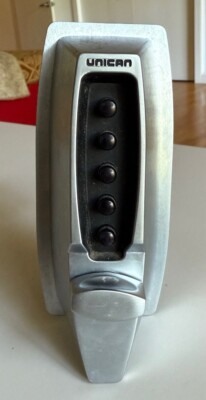 QTY 2 / Unican Mechanical Pushbutton Deadbolt - Very good condition | eBay