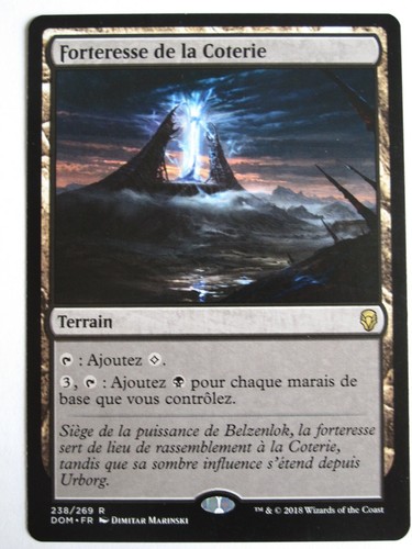 Cabal Stronghold Dominaria Coterie Fortress Mtg Magic VF Nm | eBay