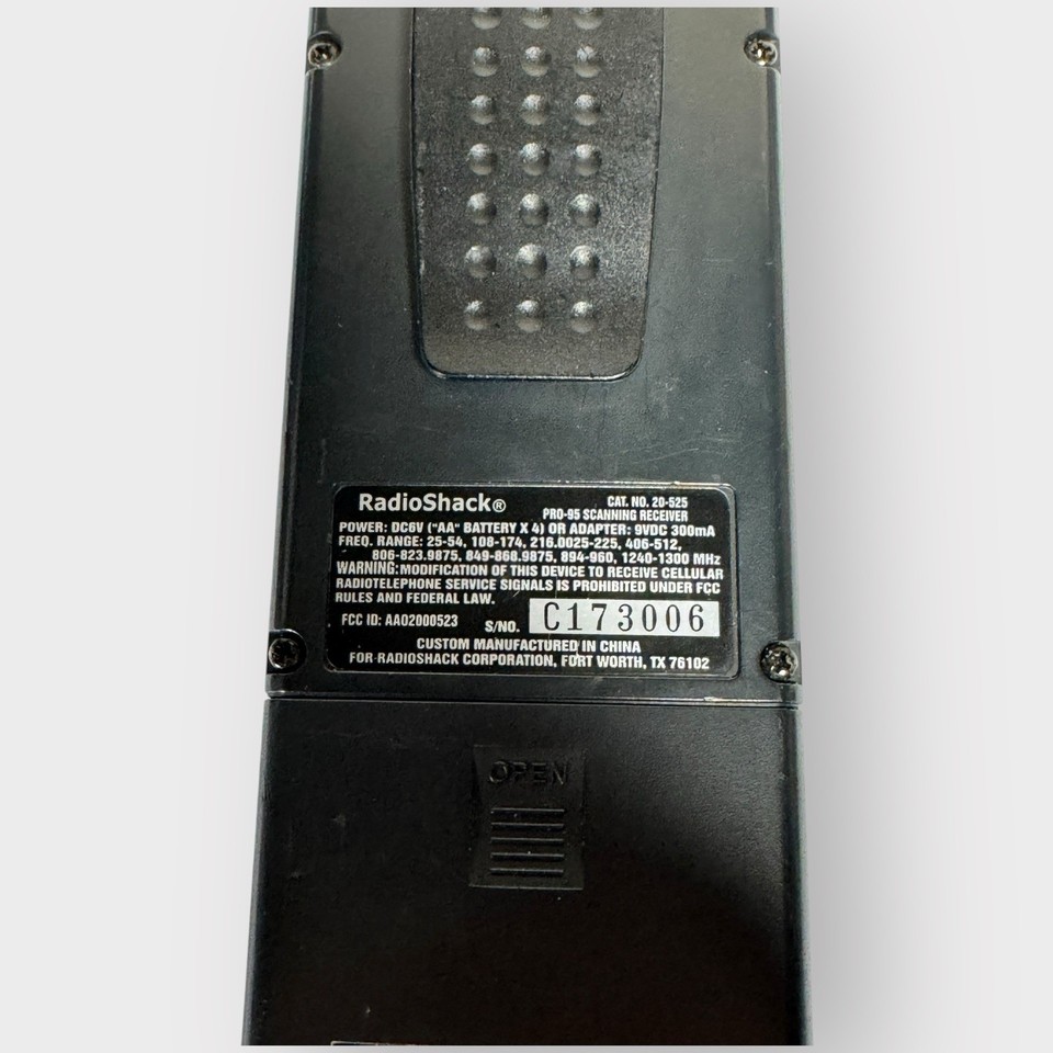 Radio Shack Model 20-525 PRO-95 Dual Trunking Handheld Scanner | eBay