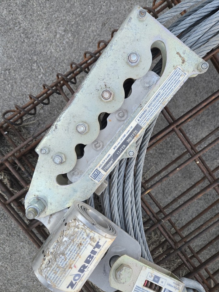 @ 50' Fall Protection Horizontal Lifeline Cable System Zorbit DBI-SALA ...
