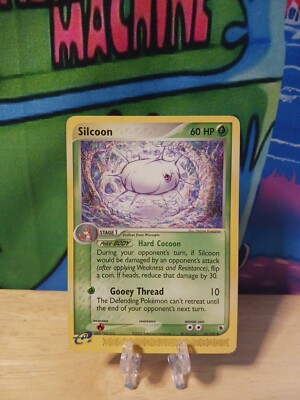 Pokemon TCG - Silcoon 43/109 - EX Ruby and Sapphire - LP Free Shipping ...