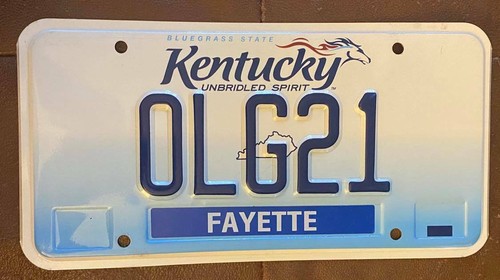 Kentucky VANITY License Plate OLG21 | eBay