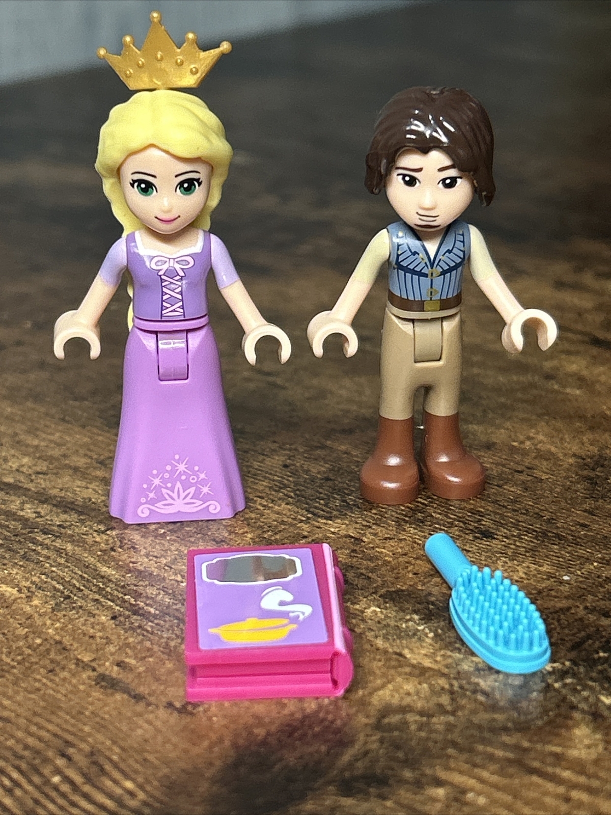 LEGO Disney 41054 Tangled Minifigures Flynn Rider & Rapunzel Incomplete ...