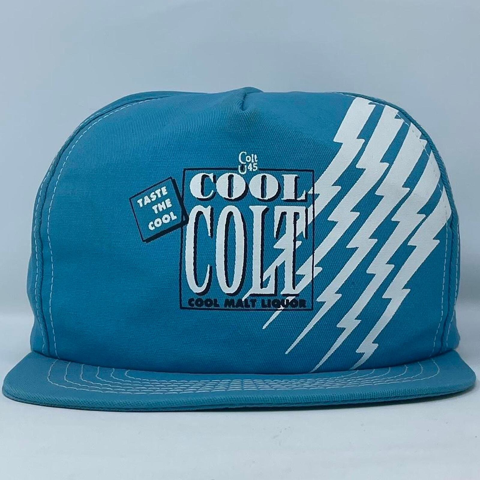 Vintage Colt 45 Cool Colt Lightning snap back blue an… - Gem