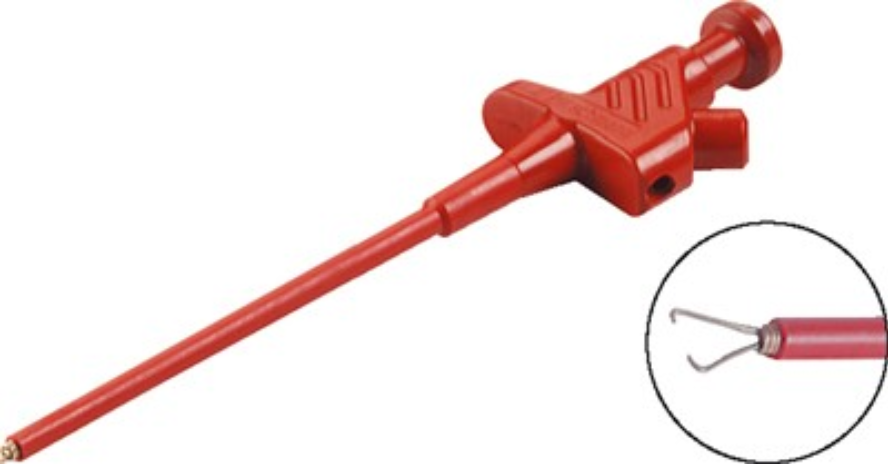 Kleps 30 red (930 113 101) Hirschmann clamp-type test probe with ...