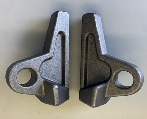 Euro hitch Weld on attachment mounting Brackets, This is 2 bottom eye ...