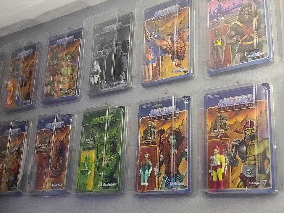 EVORETRO Action Figure Display Case Protector [25 Pack] Clear Clamshell ...