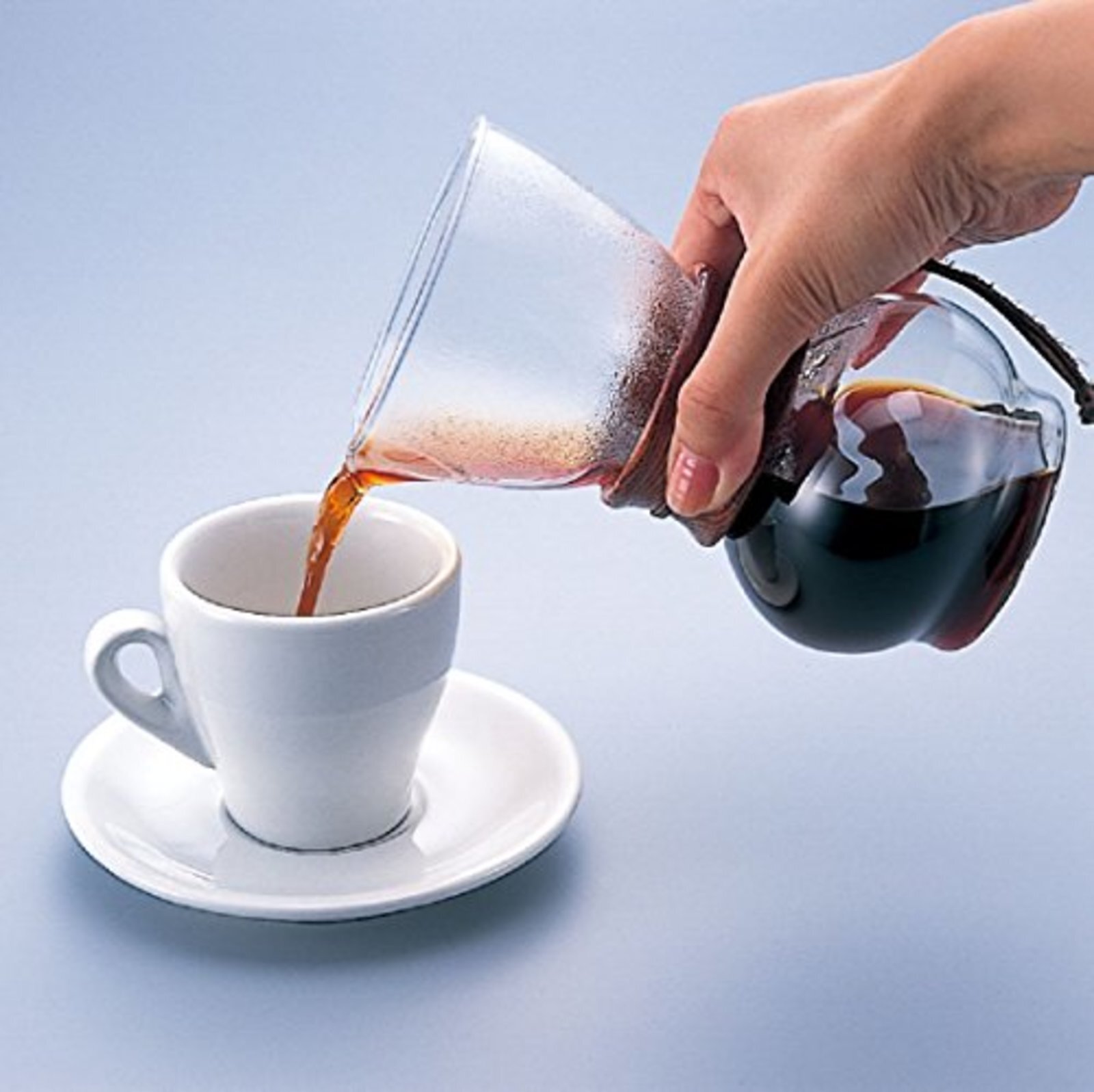 Hario Cloth Drip Pot Pour Over Wooden Neck Coffee Maker 240ml F/S w ...