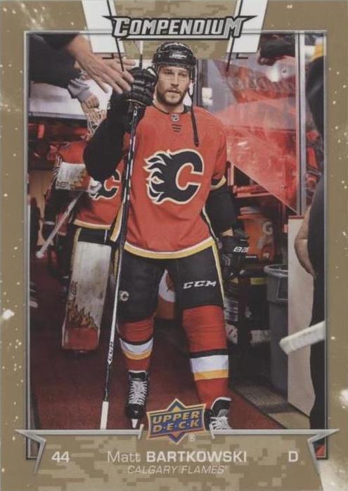 2017-18 Upper Deck Compendium - Matt Bartkowski #644 Gold for sale ...