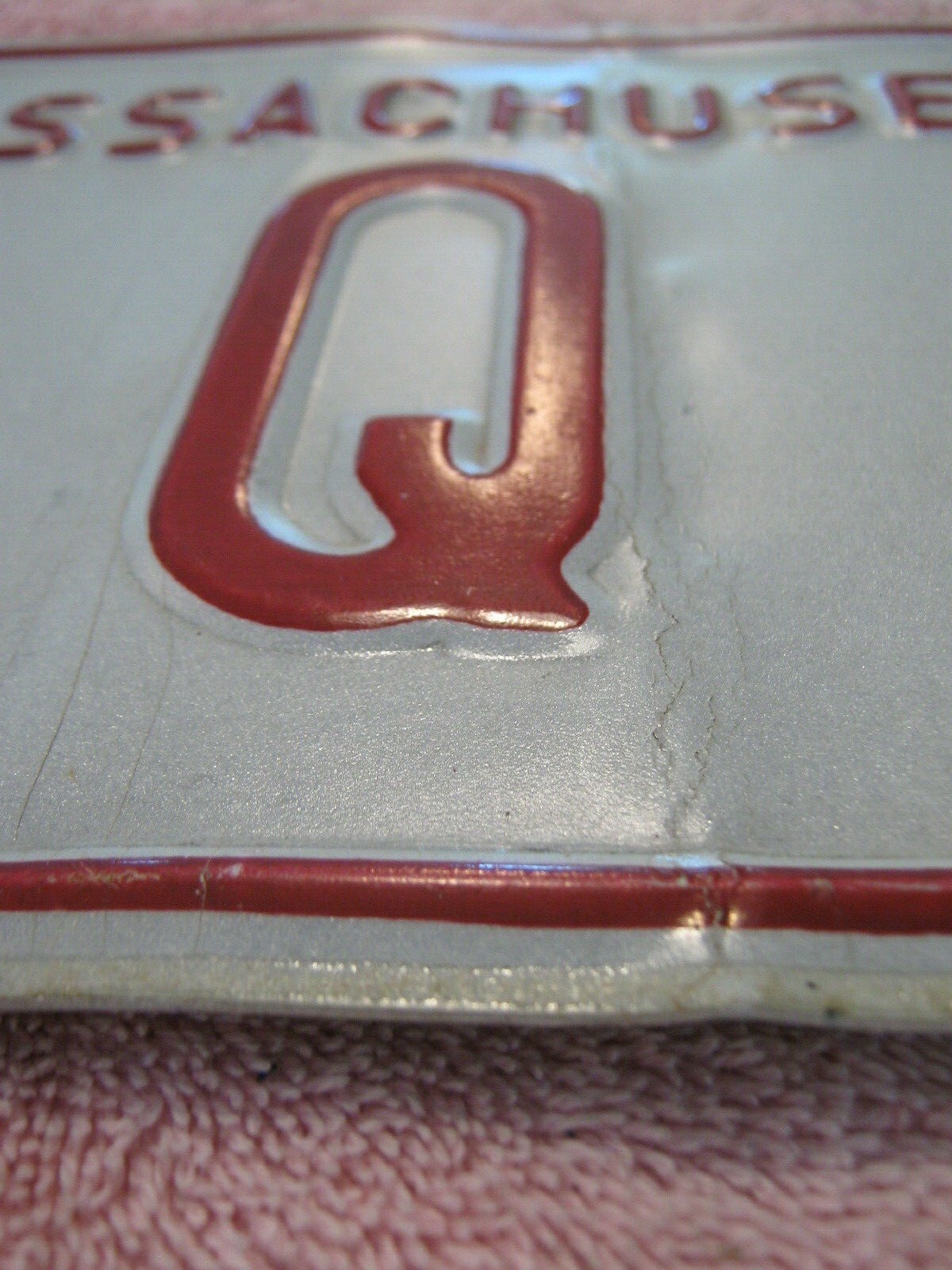 Massachusetts License Plate, DLR (Dealer), "Q" , "A", 82" | eBay