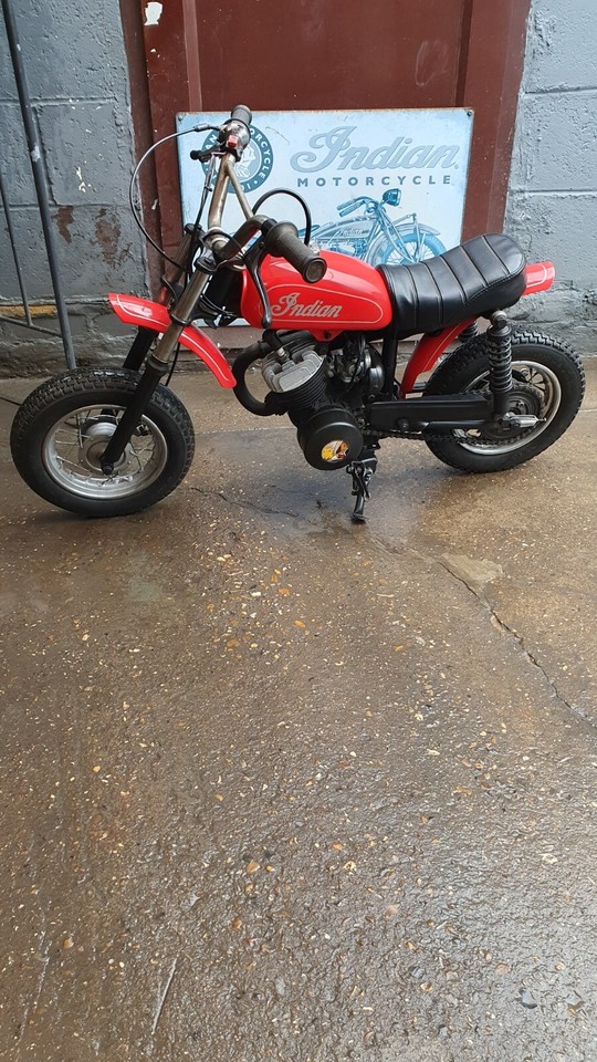 INDIAN / italjet ?! MM5A MINI BAMBINO CIRCA 1970s KIDS MOTORBIKE CAN ...