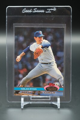 Nolan Ryan 1991 Stadium Club Members Only 100 Strikeouts | eBay
